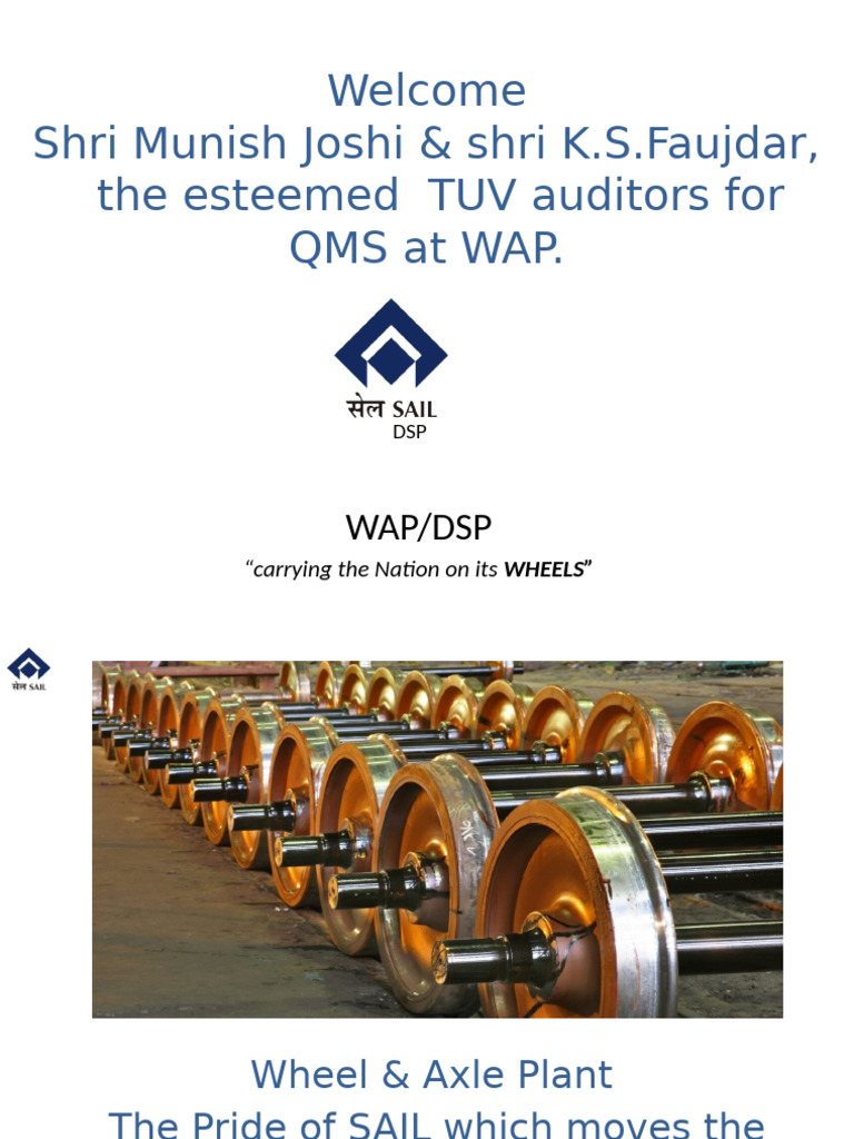 QMS-presentation Final 20130509061630.468 X | PDF | Forging | Wheel