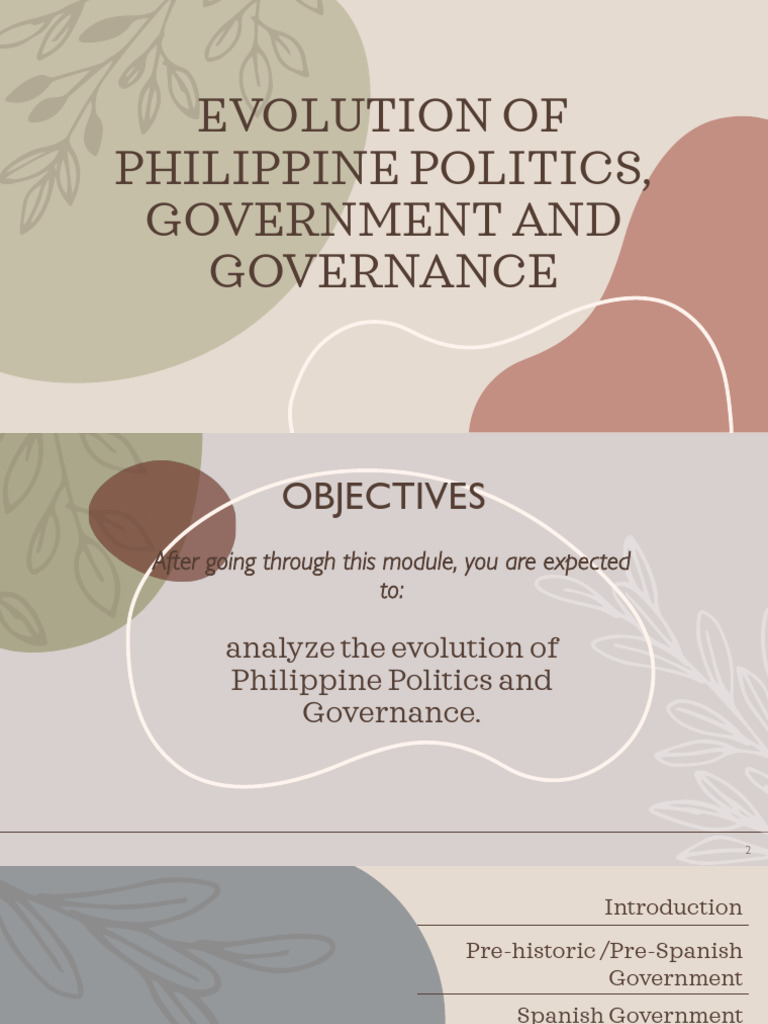 Module 5 Evolution of Philippine Politics and Governance | PDF ...