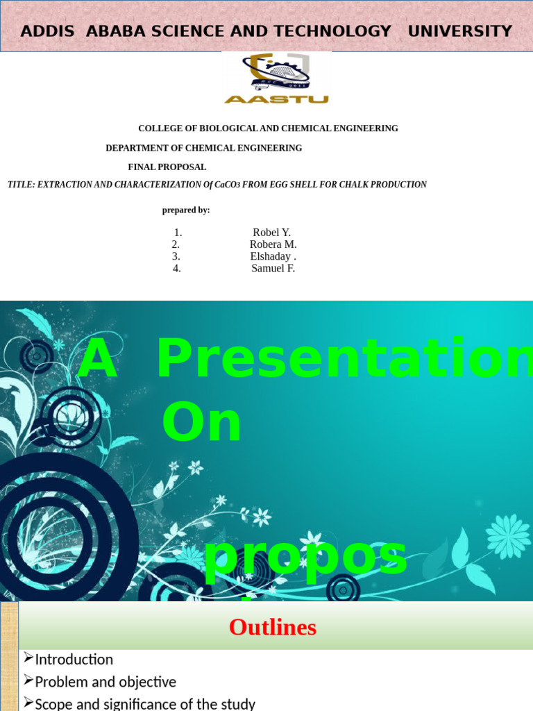 Final Proposal Presentation PPT Revised | PDF