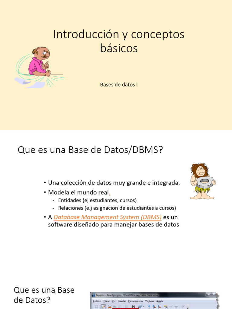 Introducción y Conceptos Básicos BD | PDF | Bases de datos | No Sql