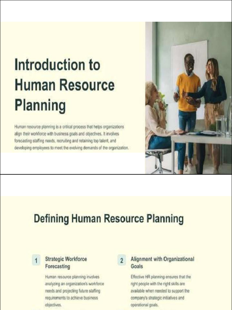 Human Resource Planning-1 | PDF