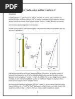 P-Delta - Analysis - Parameters ETABS | PDF | Structural Load | Applied Mathematics