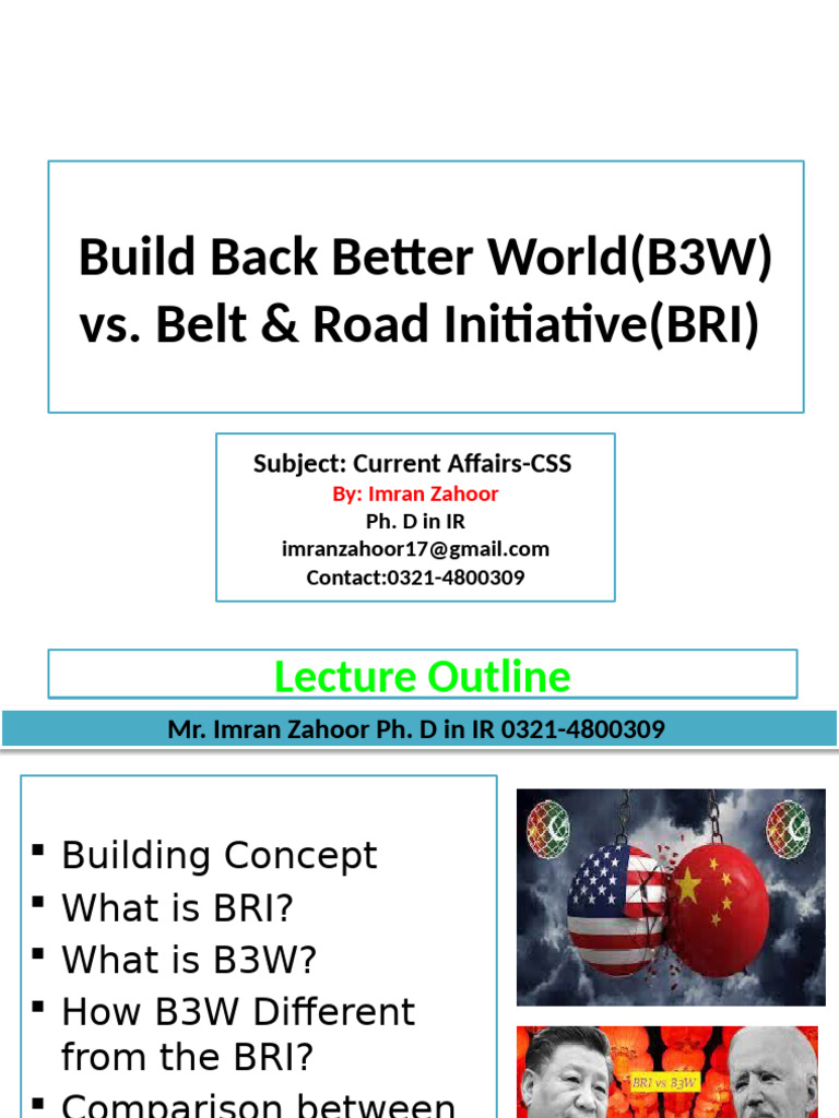 B3W vs BRI: A Comparative Analysis | PDF