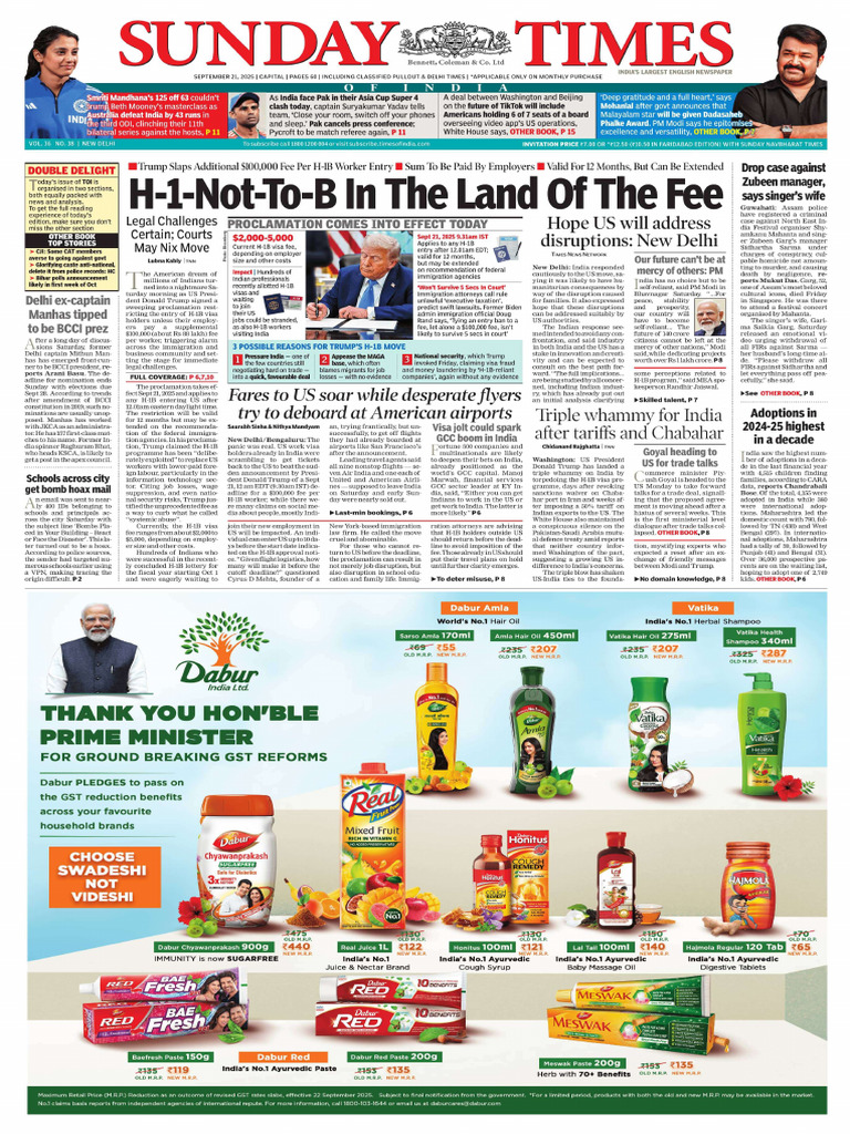 21.09.25 Times of India | PDF