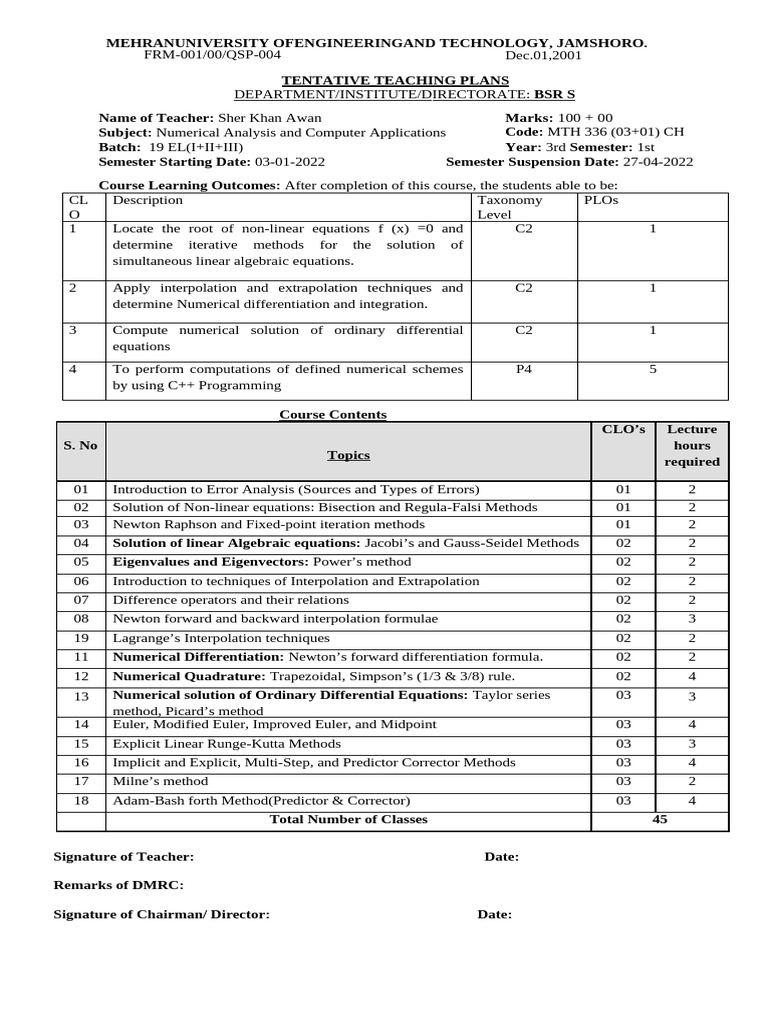 TTP NACA | PDF | Numerical Analysis | Equations