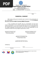 ARAL PArents Consent | PDF