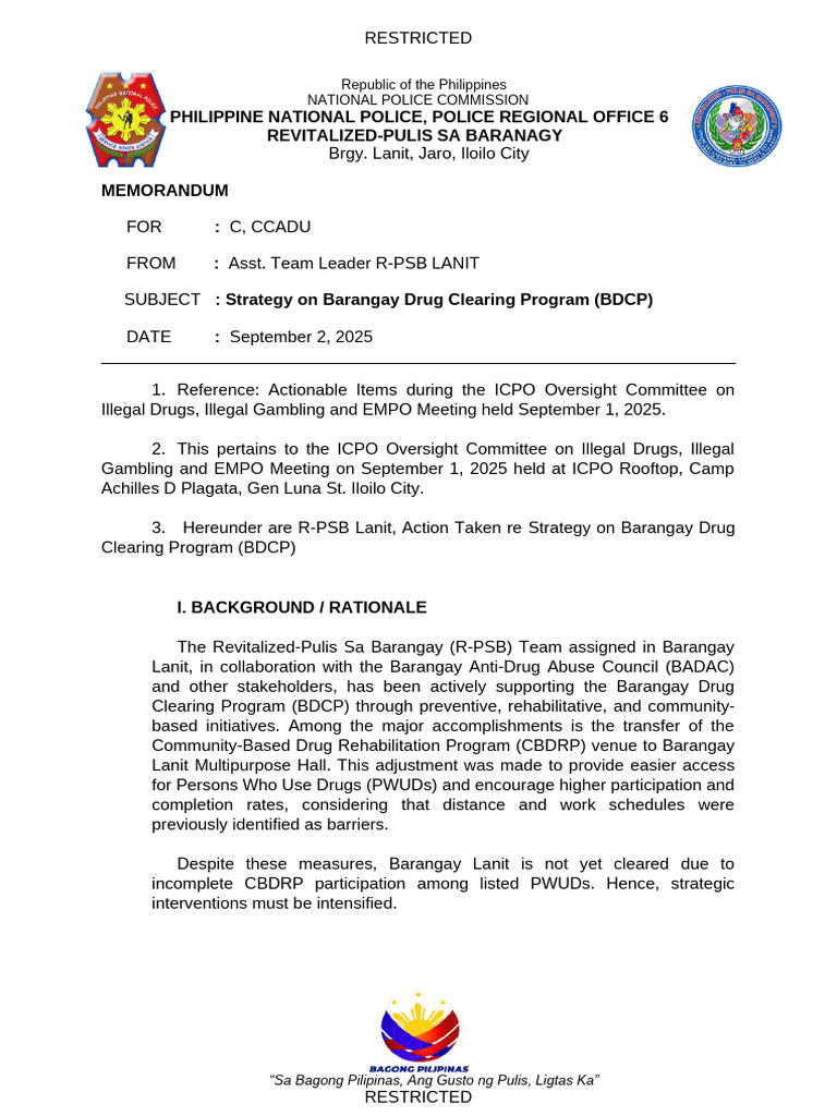 RPSB Lanit Strategies On BDCP | PDF | Social Policy