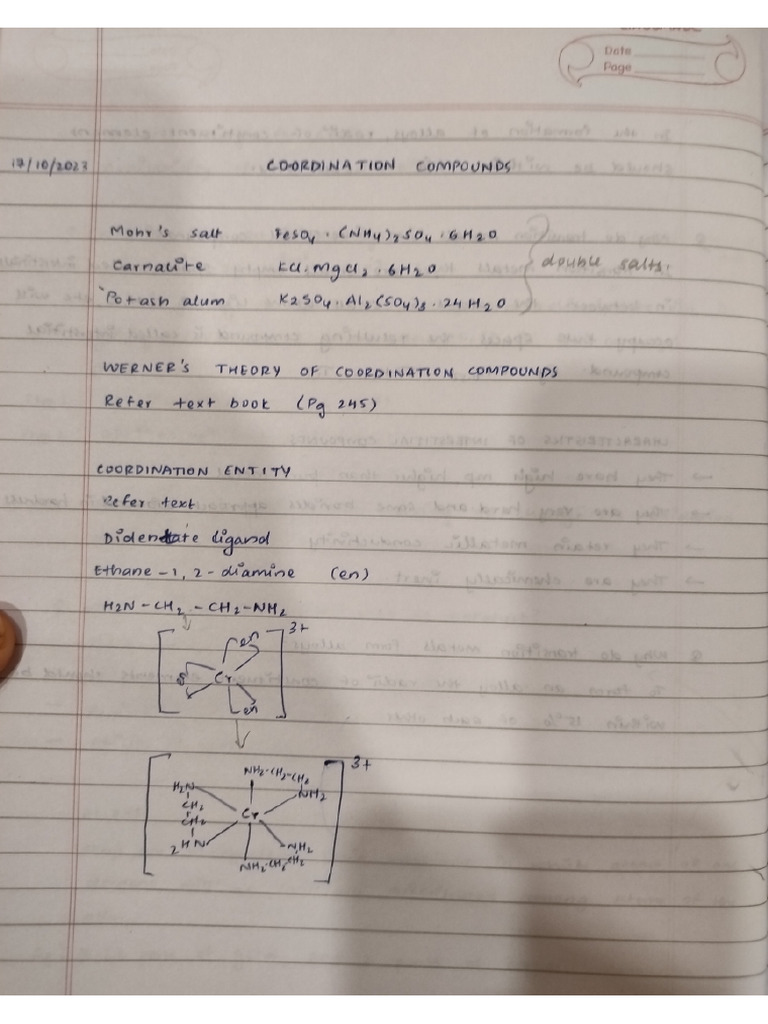 Coordination Compounds | PDF