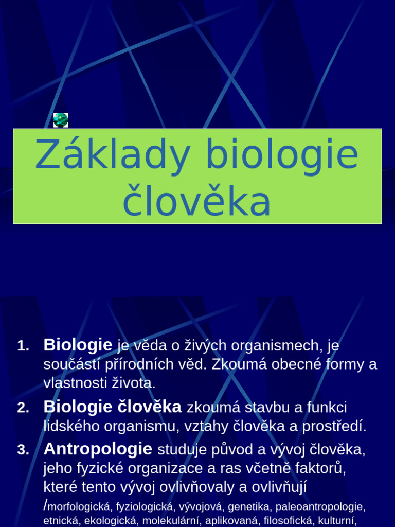 Biologie Cloveka | PDF