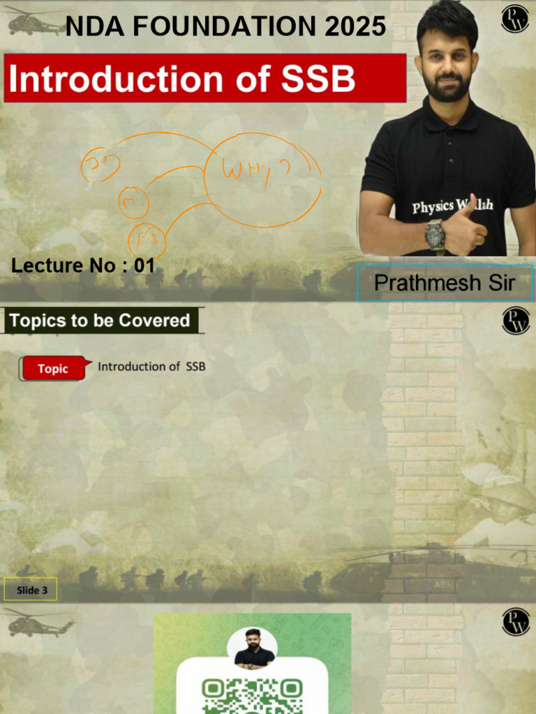 SSB Session 01 - Class Notes | PDF