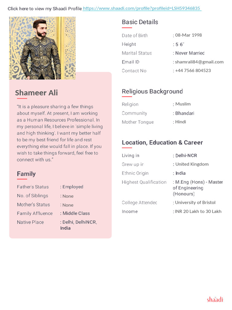 Biplab Biodata | PDF