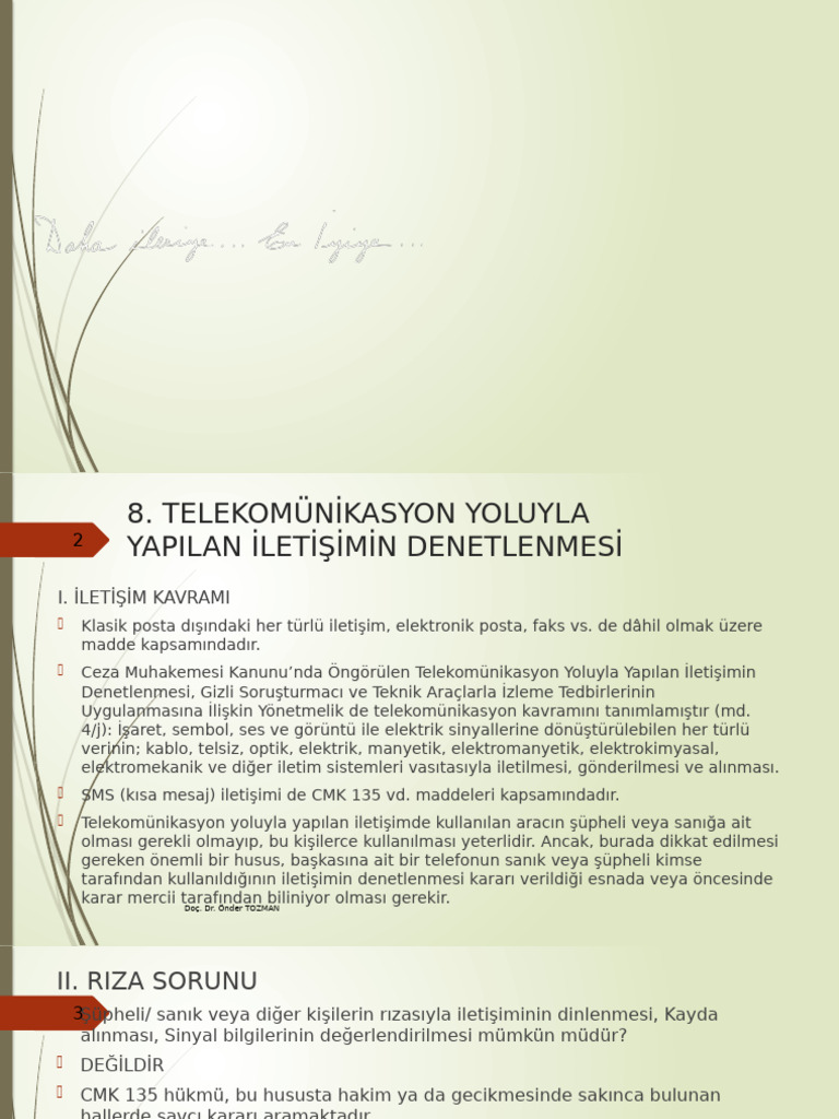CUH II-1. Hafta | PDF