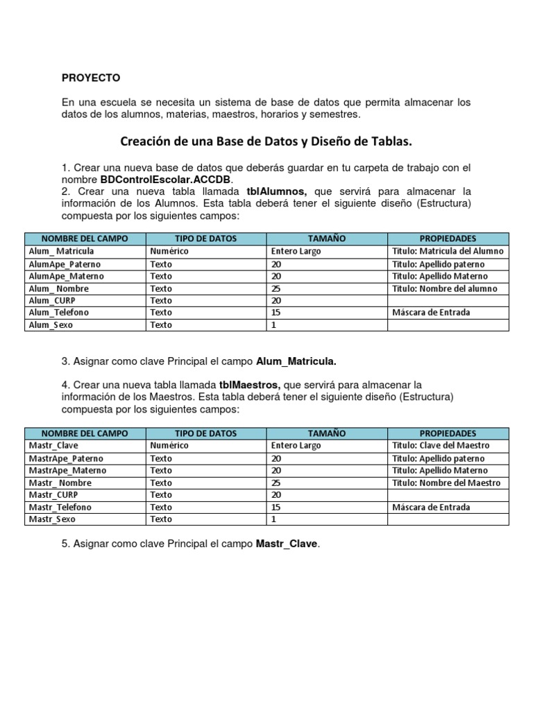 Base D Datos | PDF | Tabla (base de datos) | Bases de datos