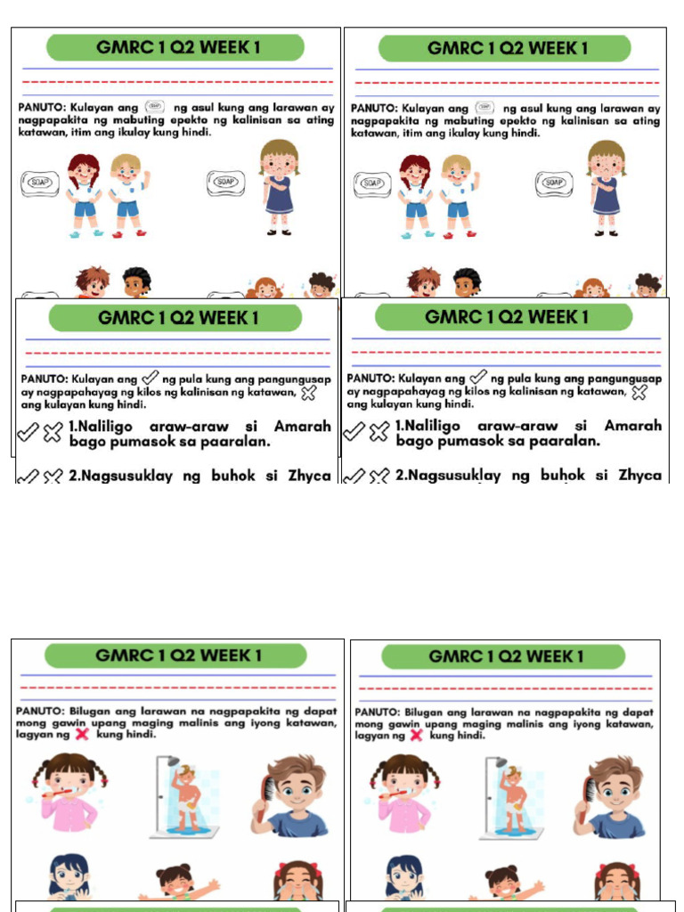 q2 Week 1 Worksheet | PDF