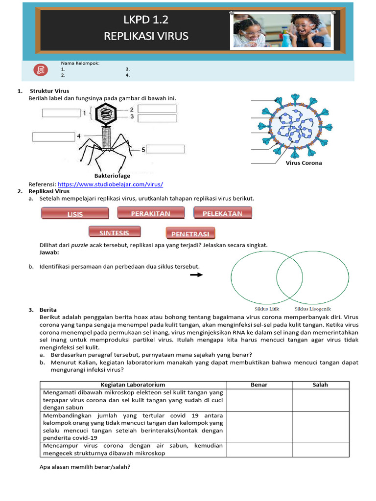 Tahapan dan Struktur Replikasi Virus | PDF