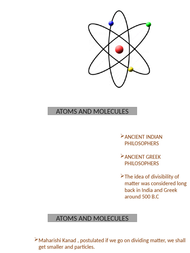 Atoms and Molecules-Marathon Session | PDF | Ion | Chemical Compounds