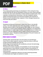 Print Culture Notes Final | PDF | Printing | Books
