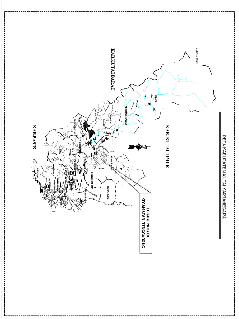 Peta Kabupaten Kukar | PDF