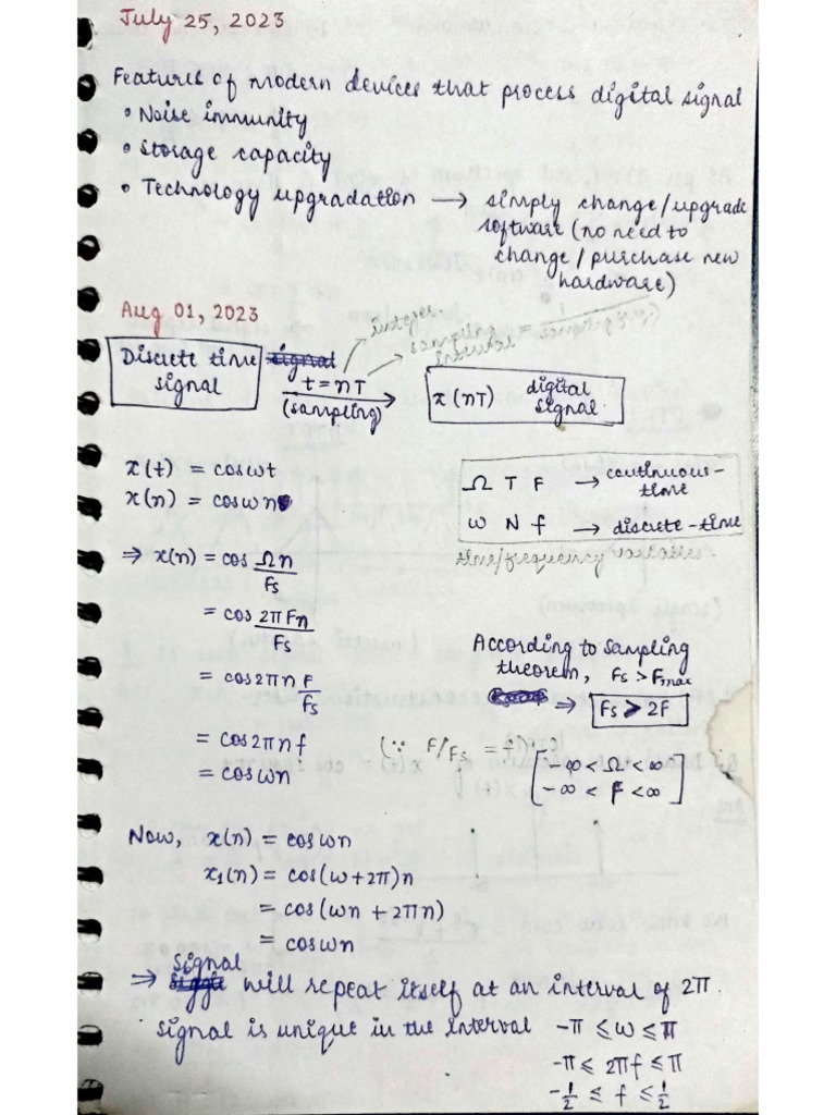 DSP Notes | PDF