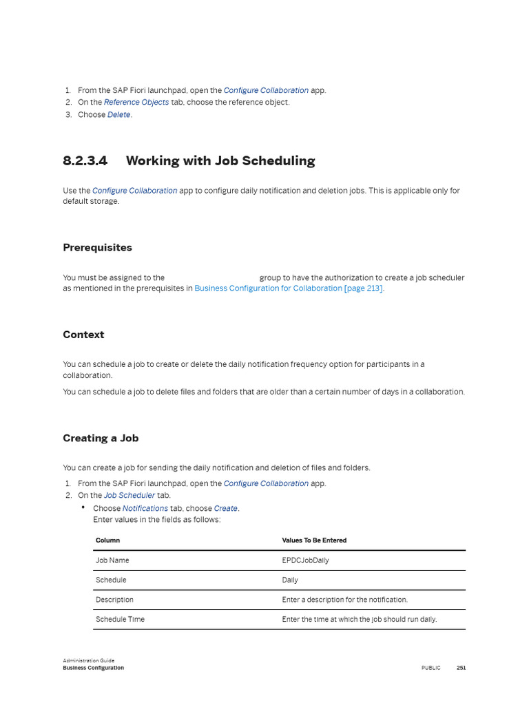Configure Job Scheduling in SAP Fiori | PDF | Computer File | Computing