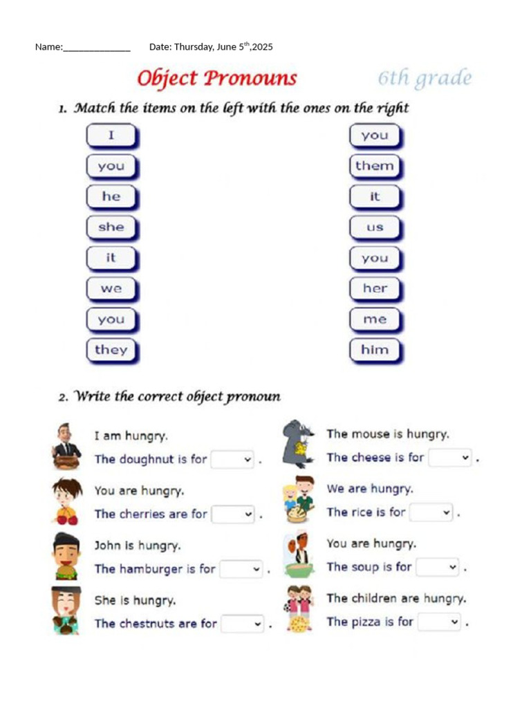 Object Pronoun | PDF