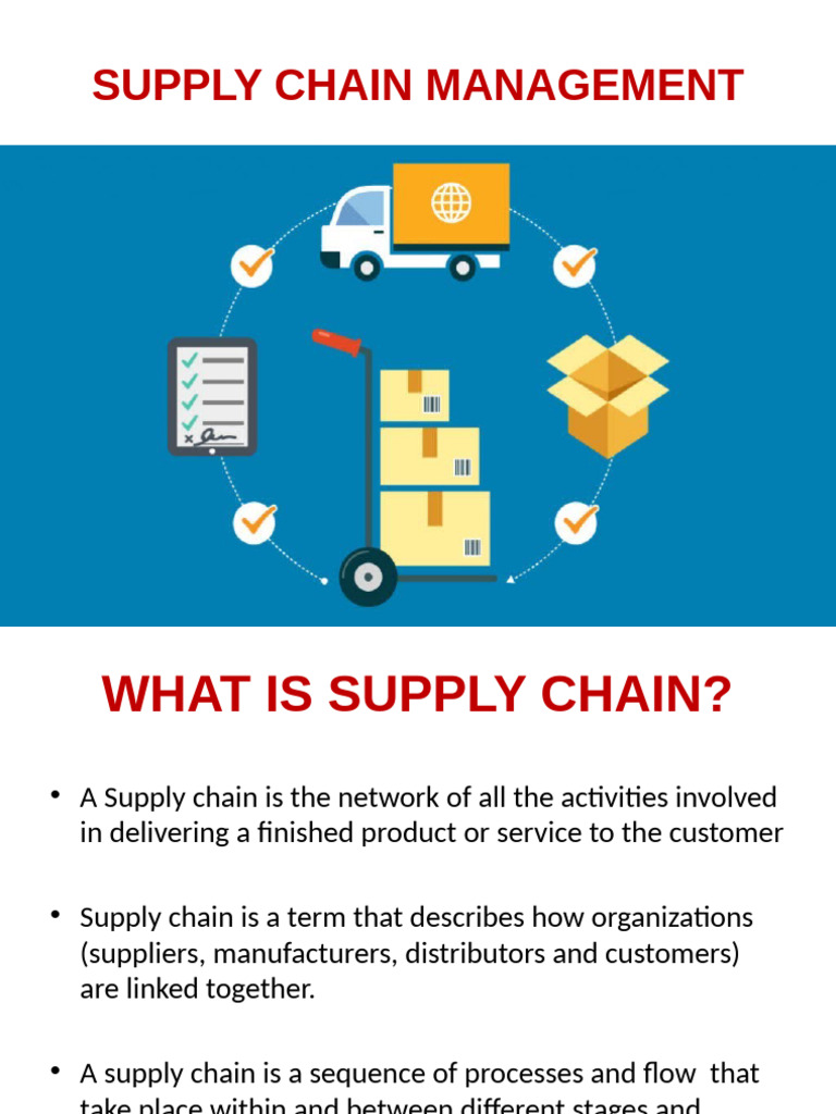 Understanding Supply Chain Management | PDF | Supply Chain Management ...