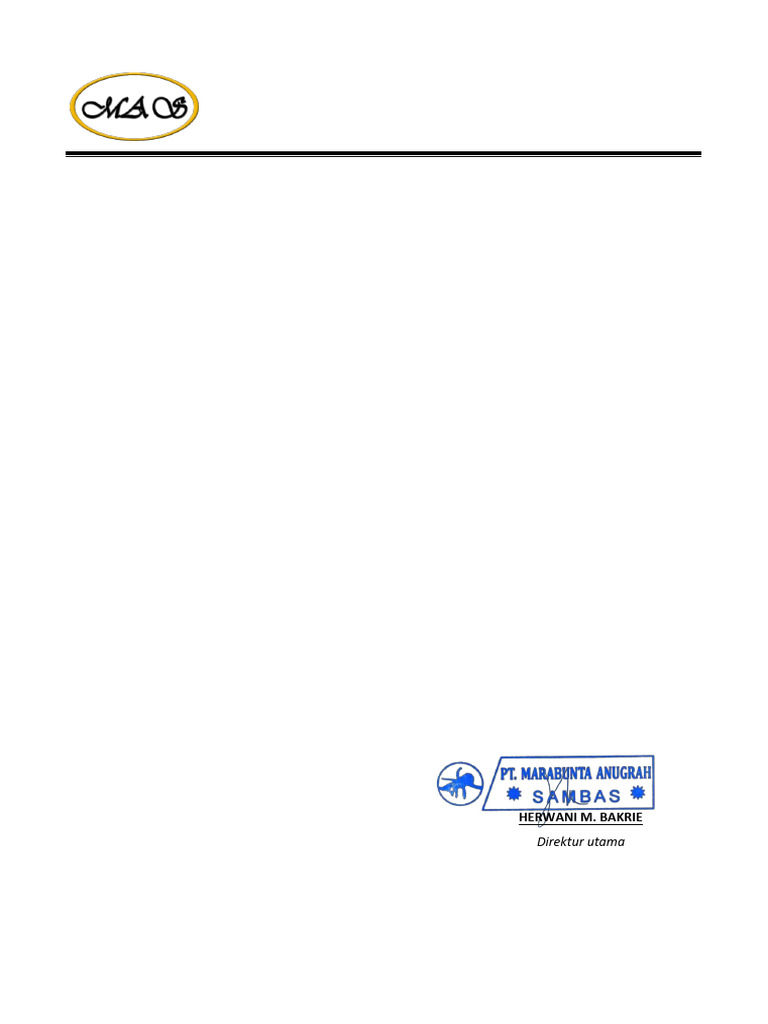 Surat Permohonan Addendum SKTM 0076 - 035023 | PDF