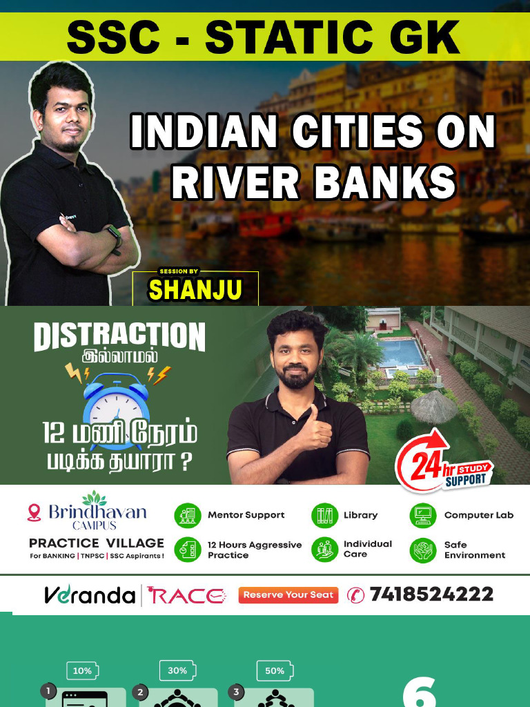 Indian Cities on River Banks | PDF