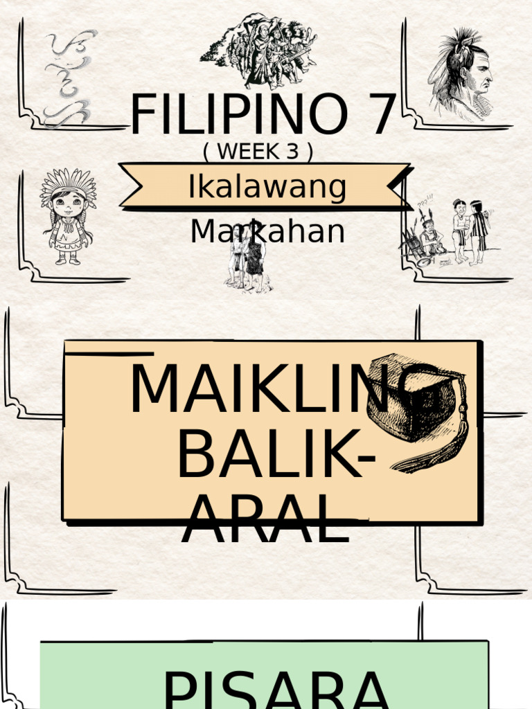 Filipino 7: (Week 3) | PDF