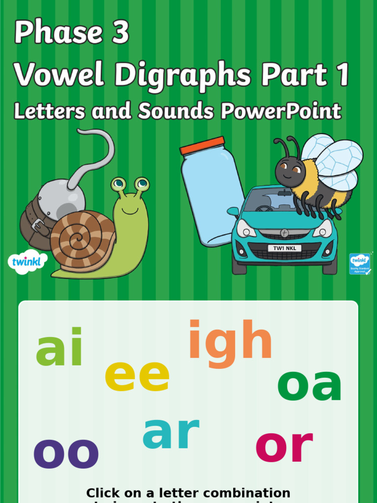Au L 2549759 Phase 3 Vowel Digraphs Ver 5 | PDF | Linguistics | Orthography