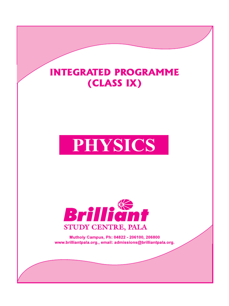 Class IX - Physics | PDF