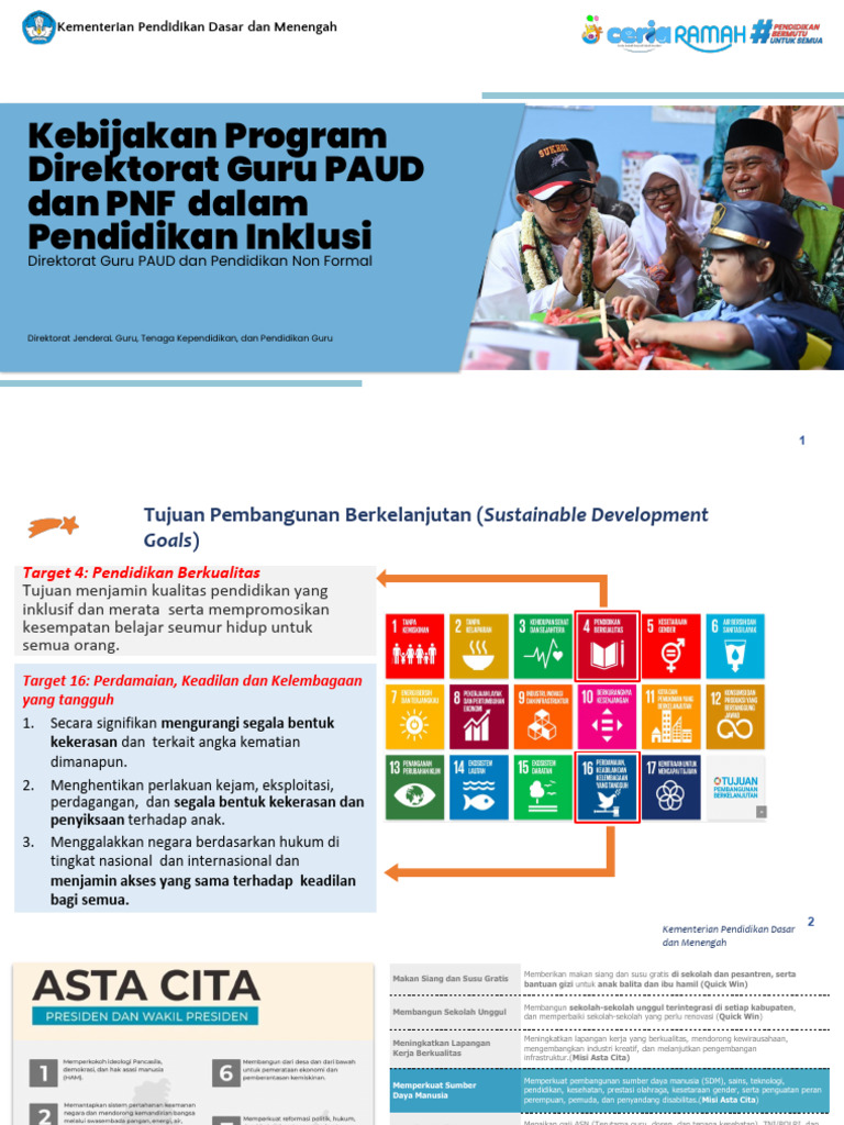 Kebijakan Program PAUD Dan PNF_Juni2025 | PDF