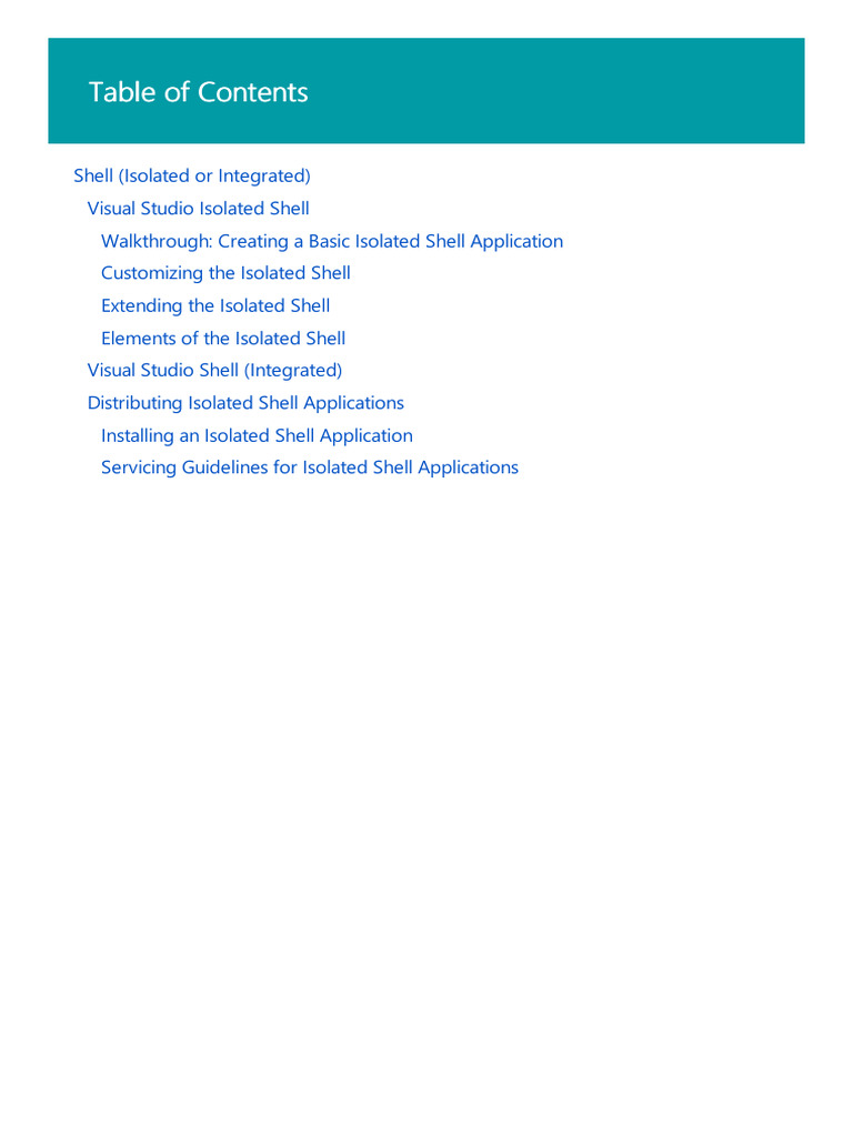 Visual Studio 2015 Shell Overview | PDF | Windows Registry | Command ...