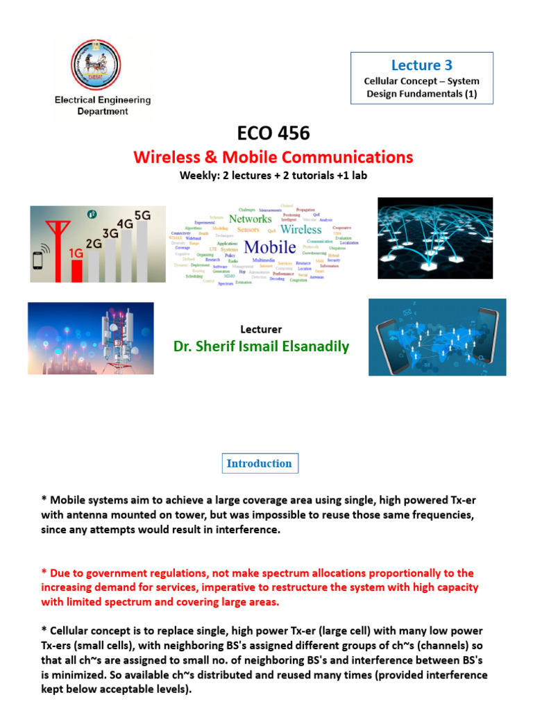 Cellular System Design Fundamentals | PDF | Cellular Network | Area