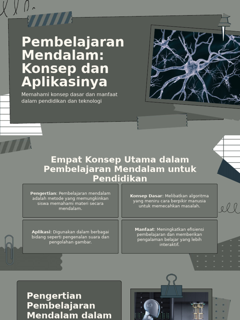 Presentation - Pembelajaran Mendalam Konsep Dan Aplikasinya | PDF