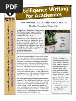 BLUF Writing Format | PDF | Intelligence Analysis | Citation