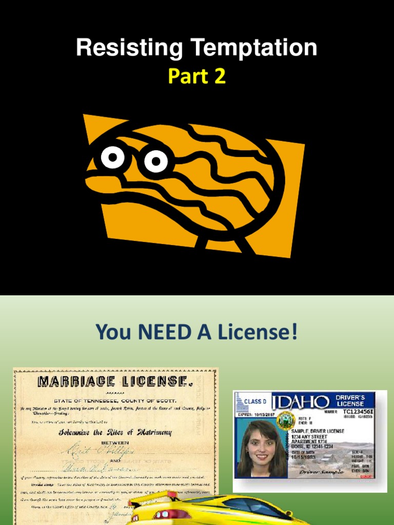 Resisting Temptation Part 2 | PDF | Law