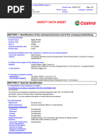 Castrol MSDS | PDF | Occupational Safety And Health | Safety