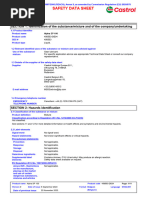 Alpacon Descalant Offshore Safety Data | PDF | Dangerous Goods | Toxicity