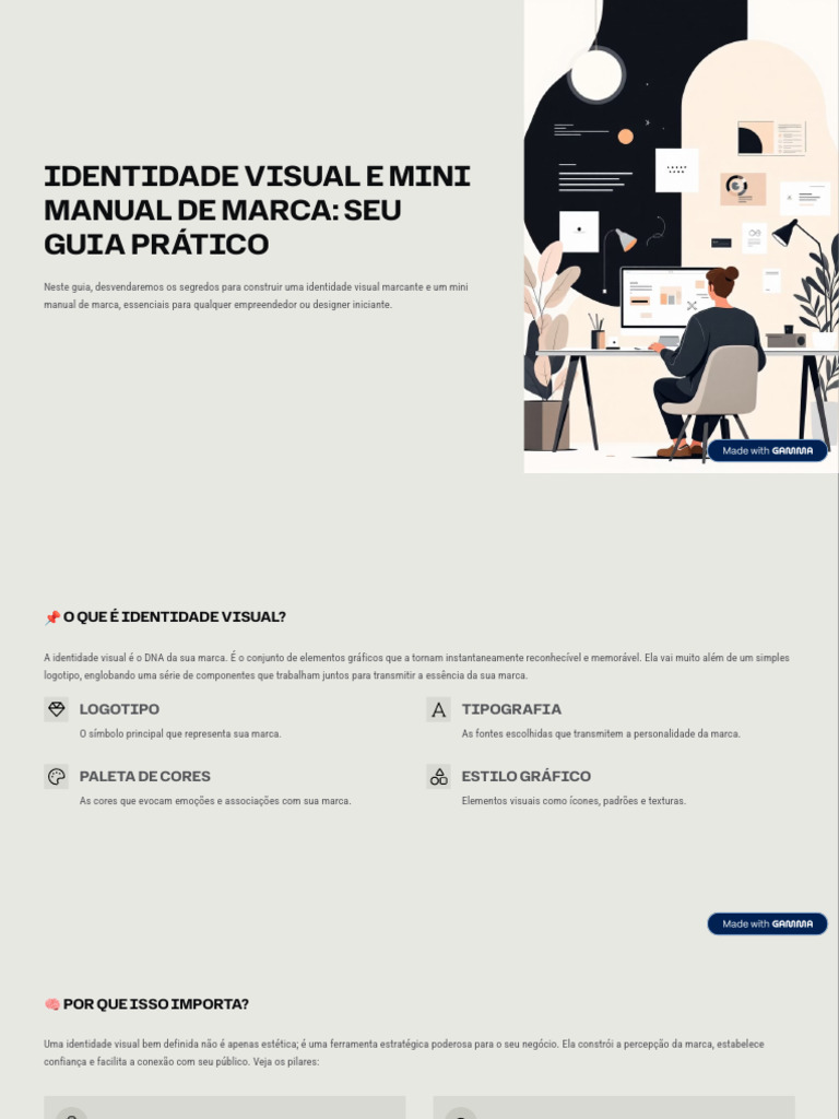 Guia de Identidade Visual e Mini Manual | PDF | Tipografia | Cor