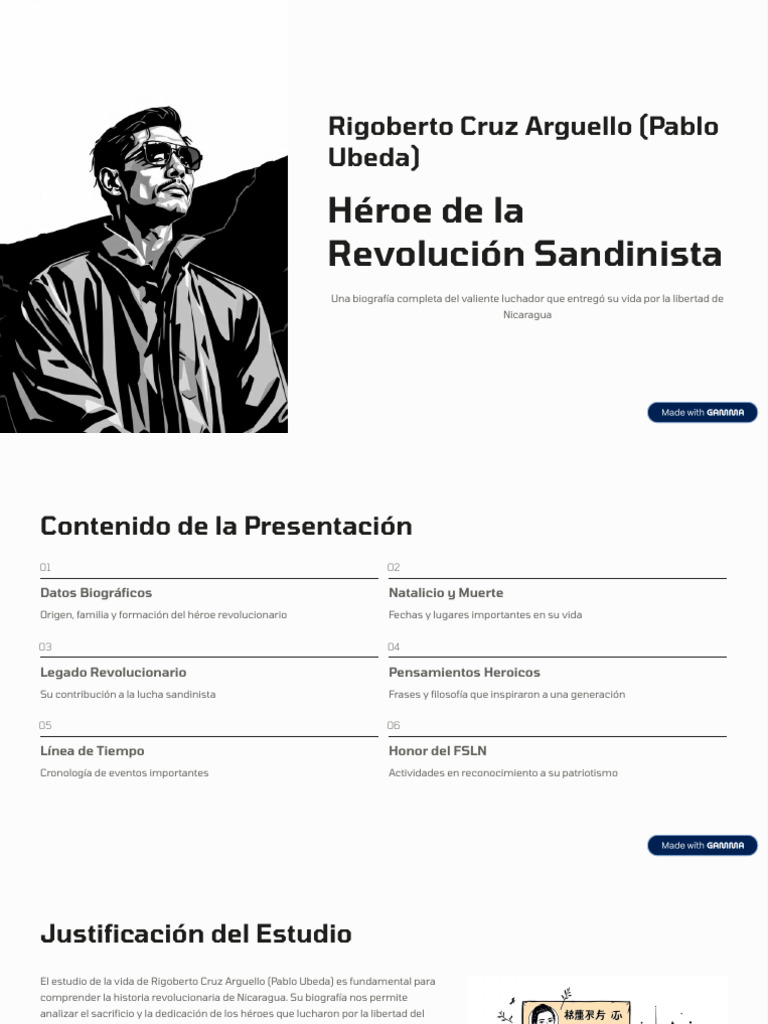 Rigoberto Cruz Arguello Pablo Ubeda | PDF | Frente Sandinista de ...