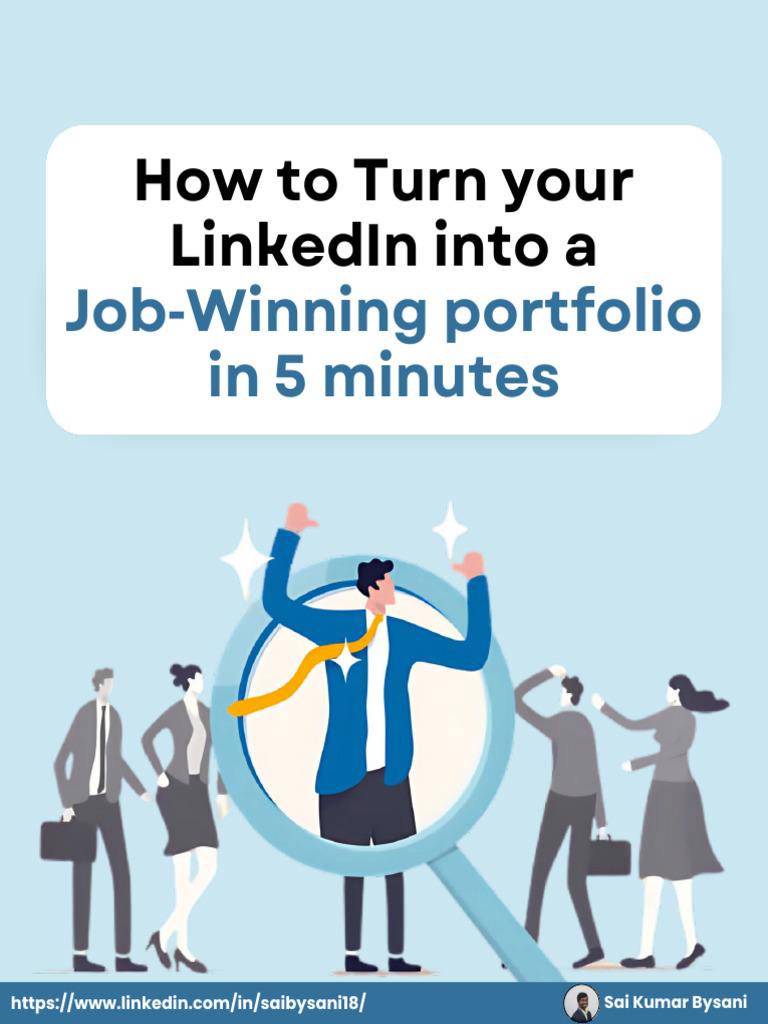 Create a Job-Winning LinkedIn Portfolio | PDF