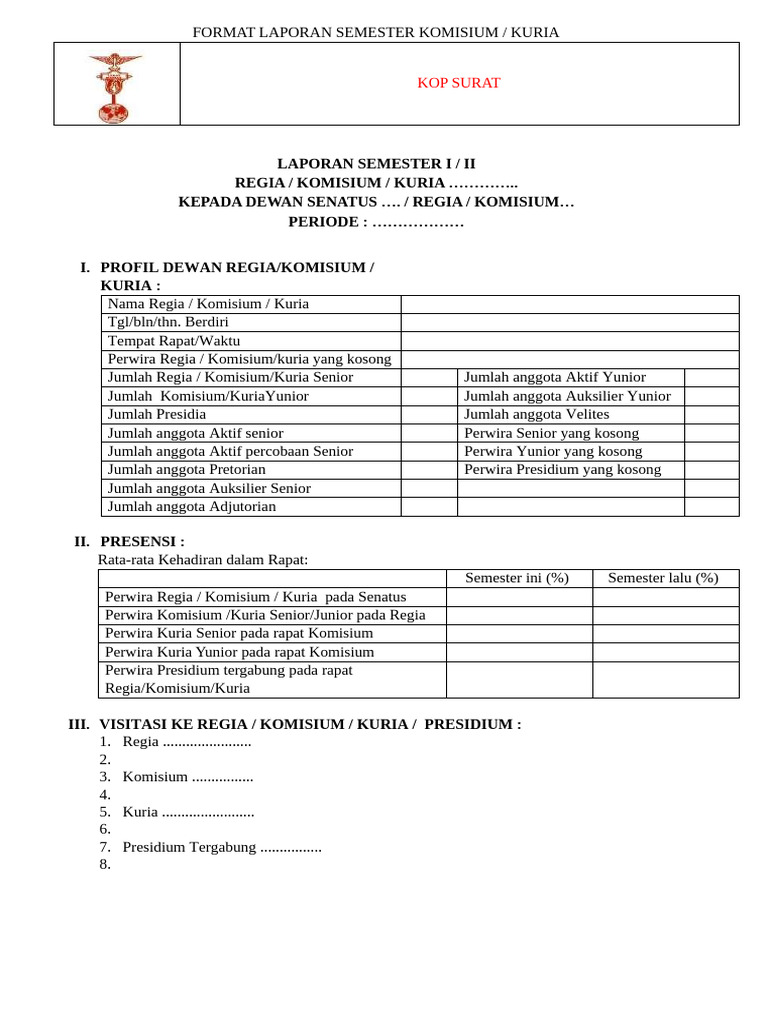 Format Laporan Semester-Final | PDF