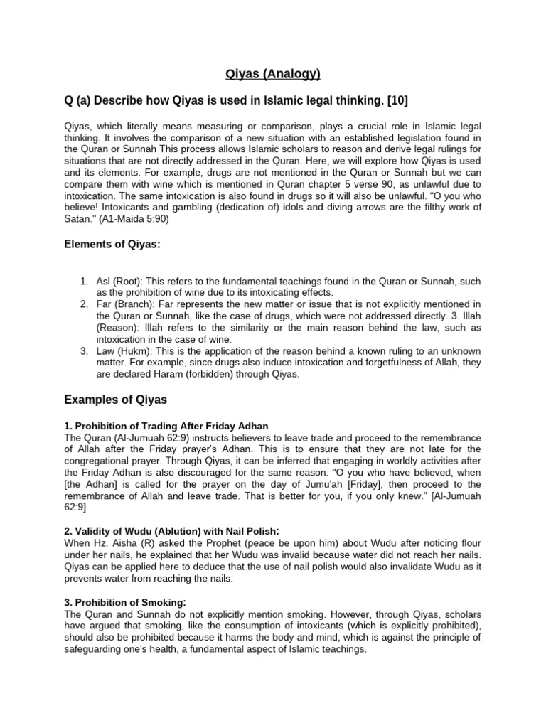 Qiyas | PDF | Hadith | Muhammad