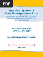 Mooring System Management Plan | PDF | Ships | Watercraft