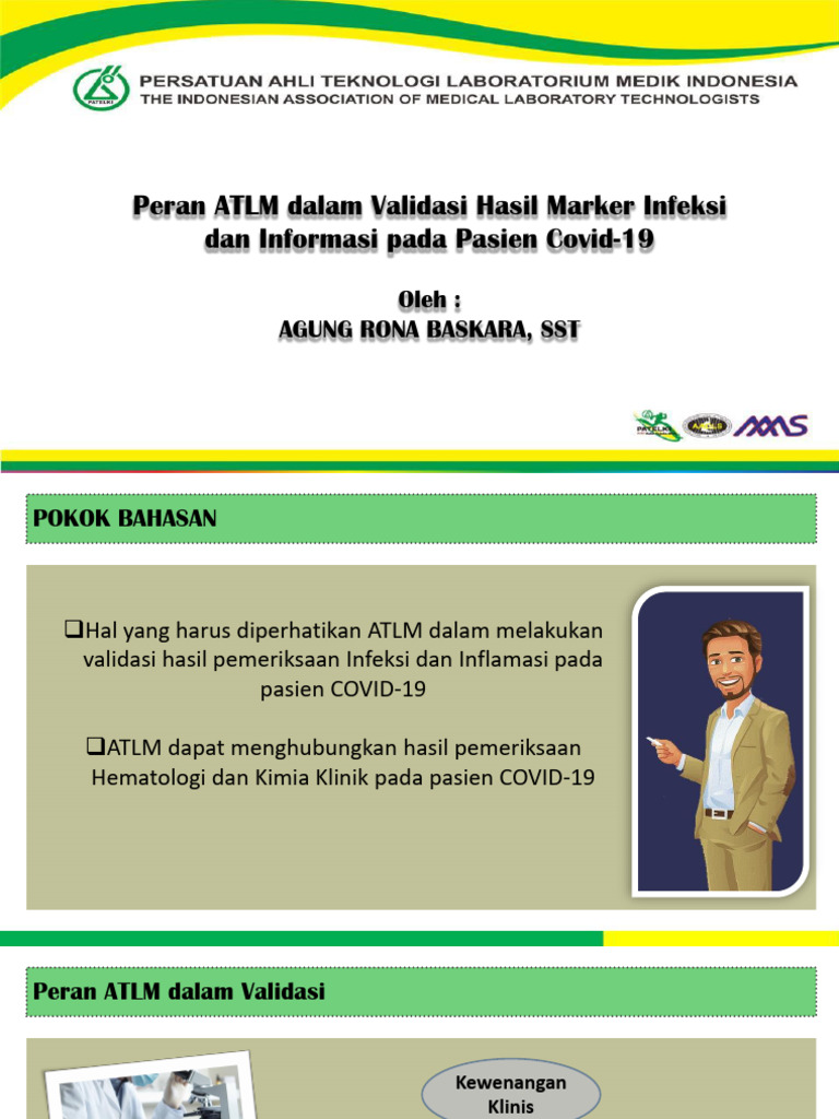 Peran ATLM dalam Validasi Hasil Covid-19 | PDF
