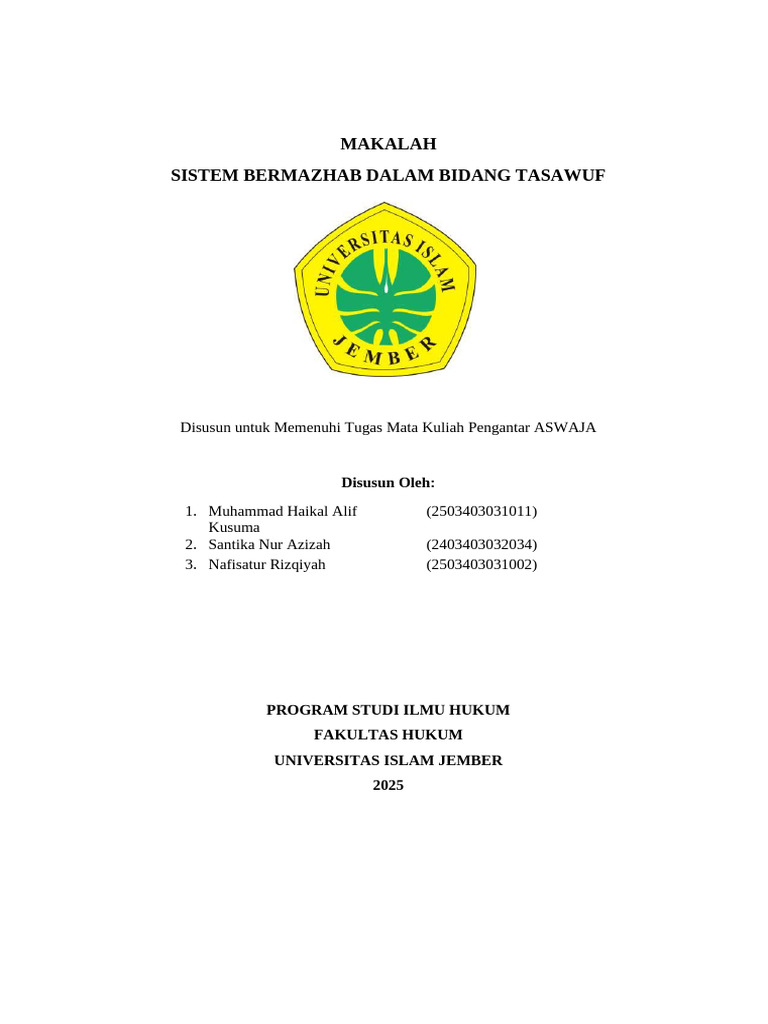 Template Makalah | PDF