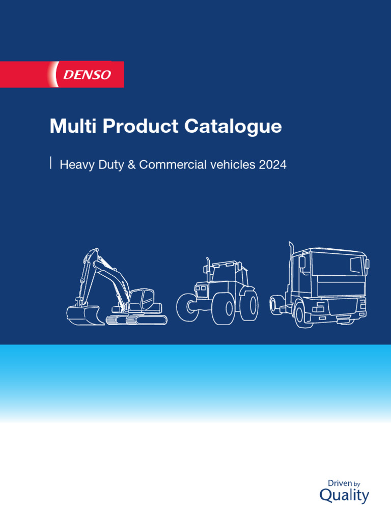DENSO Multi Product Heavy Duty CV Product Catalogue 2024 | PDF | Motor ...