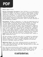 SCP-096 Containment and Analysis | PDF | Experiment | Perception