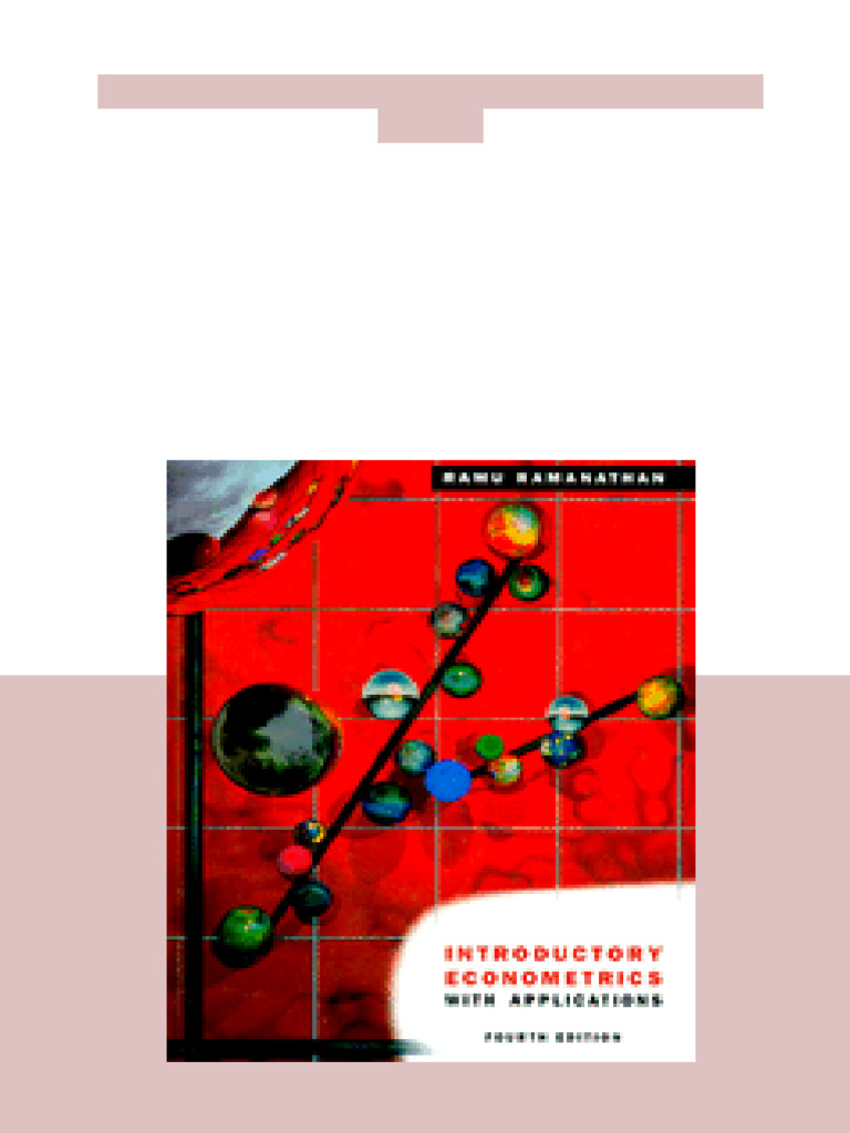Introductory Econometrics With Applications 4th Edition | PDF